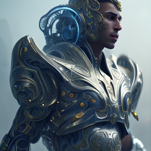 Openjourney prompt: future, male, God of Tomorrow, full - PromptHero