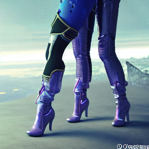 Stable Diffusion prompt: A pole dancer girl space suit - PromptHero