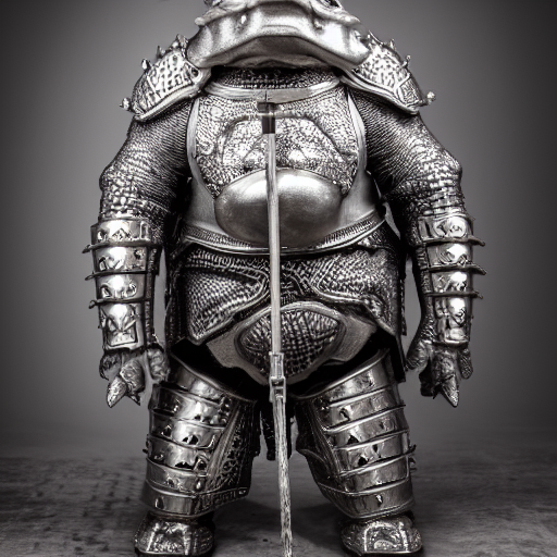 Stable Diffusion prompt: kneeling hippo knight, portrait, - PromptHero