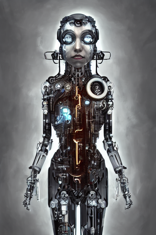 Stable Diffusion prompt: full body cyborg| full-length - PromptHero