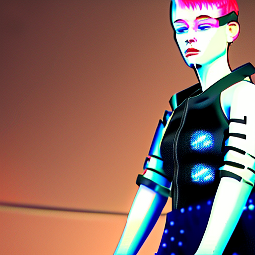 Stable Diffusion prompt: beautiful pale cyberpunk female - PromptHero