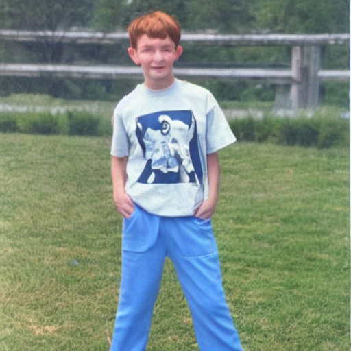 Stable Diffusion prompt: 90s photo of ten year old boy - PromptHero