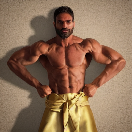 Stable Diffusion prompt: A man, his body is fit and - PromptHero