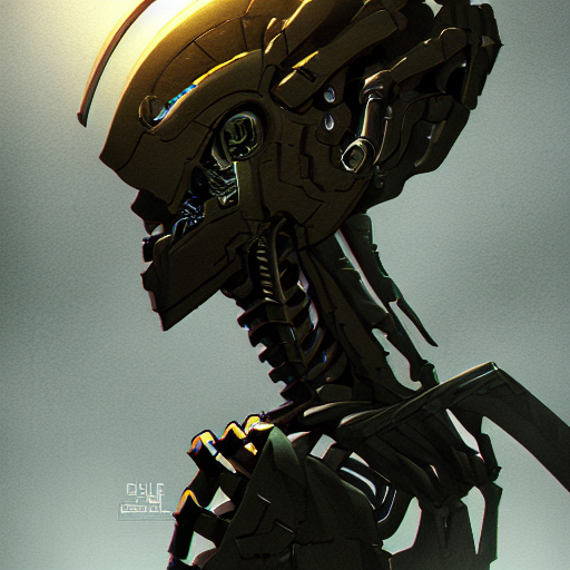 Waifu Diffusion prompt: skeleton with cybernetic - PromptHero