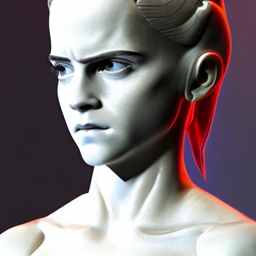 Stable Diffusion prompt: cyborg woman emma watson - PromptHero