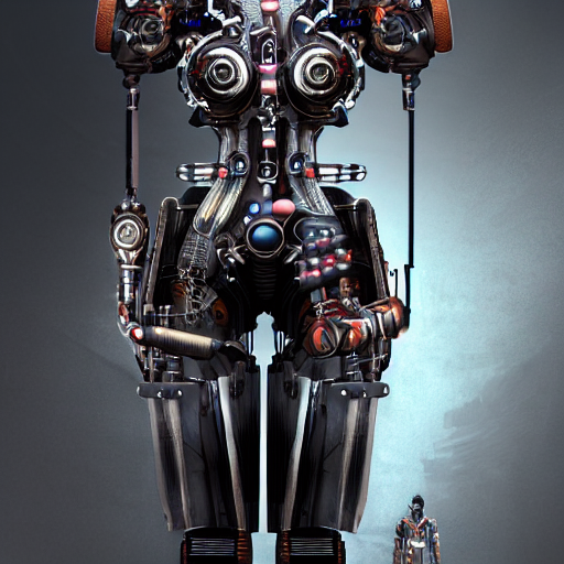 Stable Diffusion prompt: full body cyborg| full-length - PromptHero