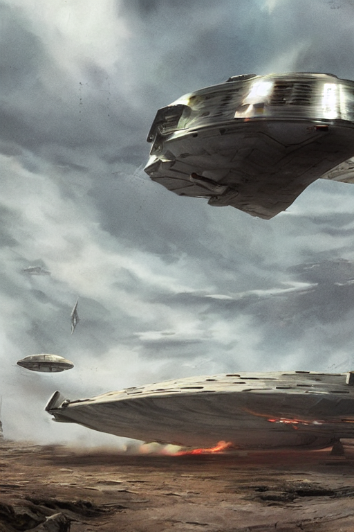 Stable Diffusion prompt: science fiction spacecraft, - PromptHero