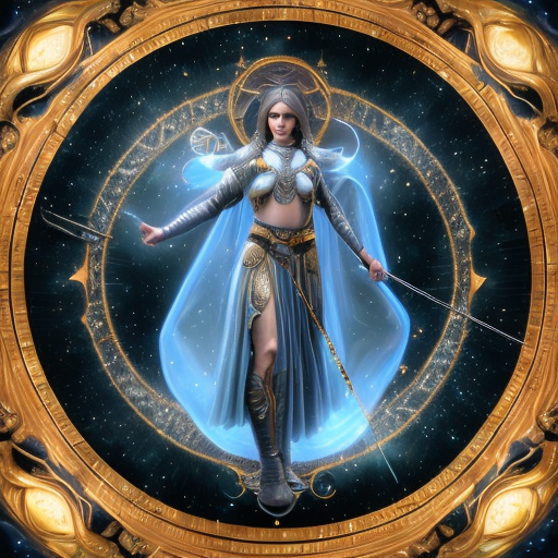 Openjourney prompt: beautiful celestial Hunter goddess, - PromptHero