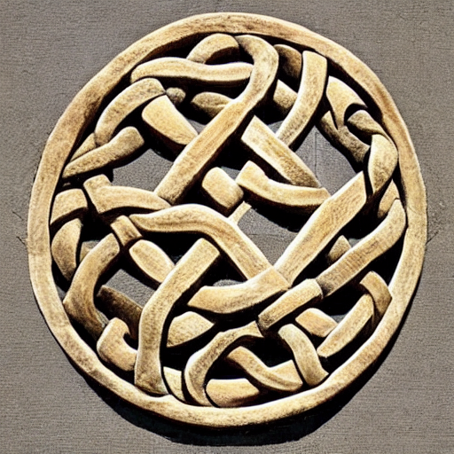 Stable Diffusion prompt: Boars head, celtic knotwork - PromptHero