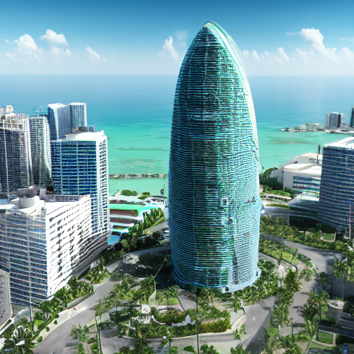 Stable Diffusion prompt: aerial view of a giant fish tank - PromptHero