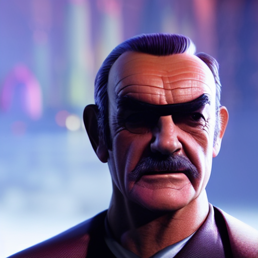 Stable Diffusion prompt: Sean Connery in MATRIX wearing - PromptHero