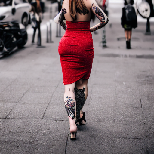 Stable Diffusion prompt: Beautiful clothed tight dress - PromptHero