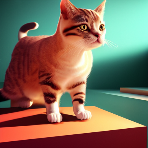 Stable Diffusion prompt: a cat with the body of a cat and - PromptHero