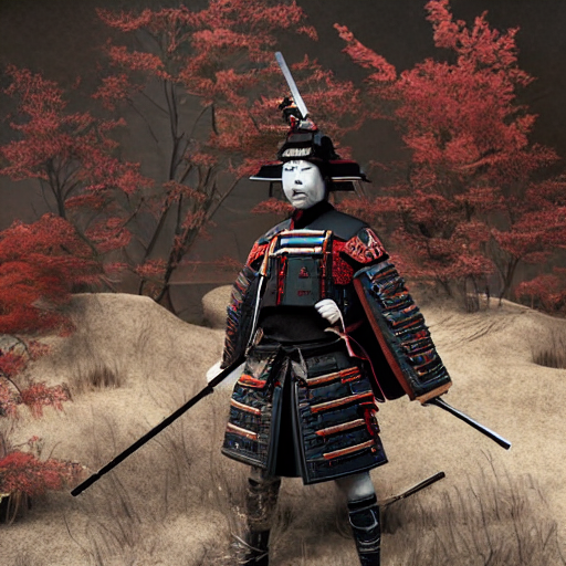 Stable Diffusion prompt: Samurai surrounded by other - PromptHero