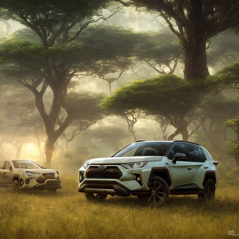 Openjourney prompt: a concept suv based on toyota rav 4 - PromptHero
