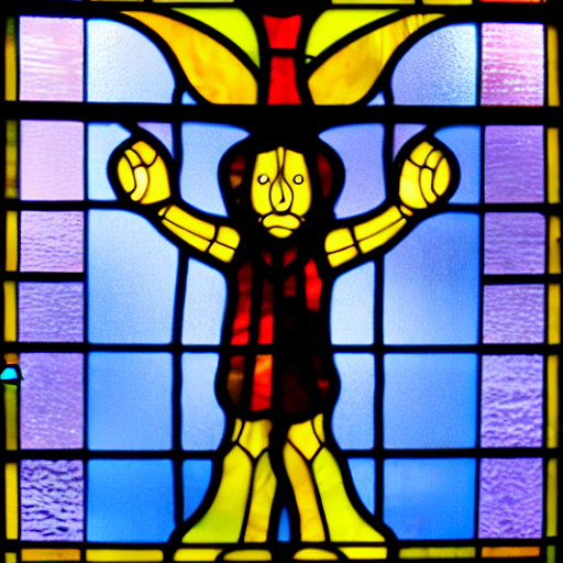 Stable Diffusion prompt: luxury stained glass man - PromptHero
