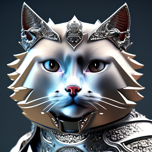 Openjourney prompt: kneeling cat knight, portrait, finely - PromptHero