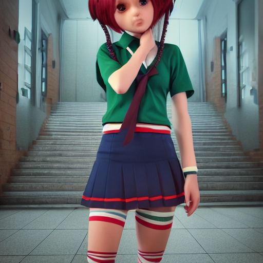 Stable Diffusion prompt: Schoolgirl, 3d, hdr, Beautiful, - PromptHero