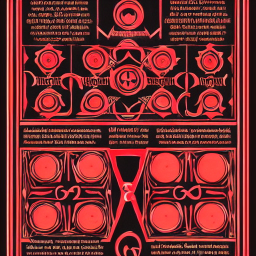 Stable Diffusion prompt: crimson infographic of the - PromptHero