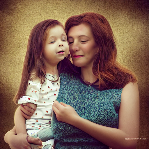 Stable Diffusion prompt: hyper realistic MOTHER AND - PromptHero