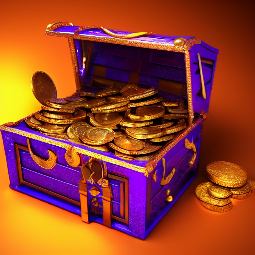 Stable Diffusion prompt: A purple metal treasure chest, - PromptHero