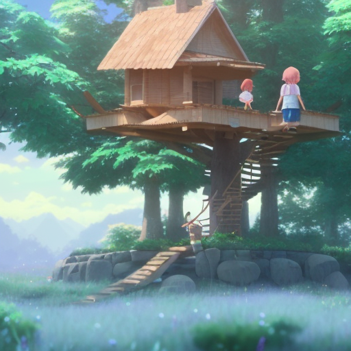 Openjourney prompt: imagine three friends and a little - PromptHero