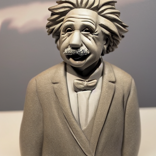 Stable Diffusion prompt: Einstein figurine, modern Disney - PromptHero