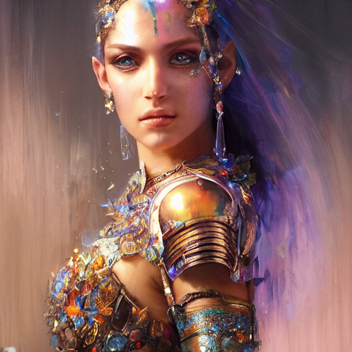 Stable Diffusion prompt: An amazon princess, stunning - PromptHero