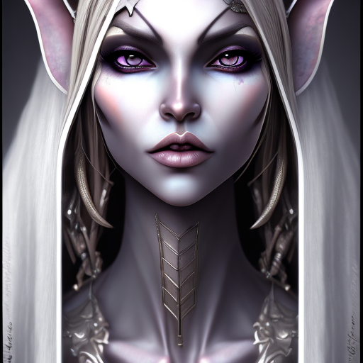 Midjourney Diffusion prompt: Dark elf, full body shot, - PromptHero