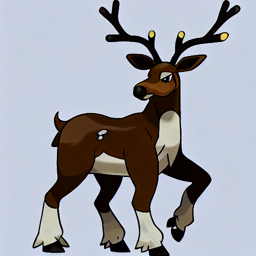 Text to Pokémon prompt: moose in a marble - PromptHero