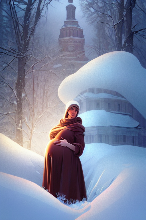 Stable Diffusion prompt: portrait of a pregnant woman - PromptHero