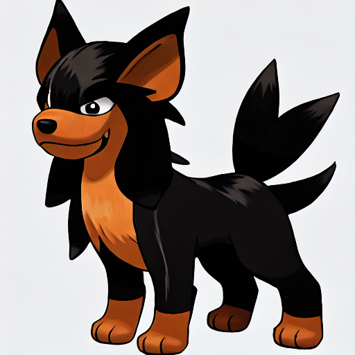 Text to Pokémon prompt: dog, Yorkshire Terrier - PromptHero