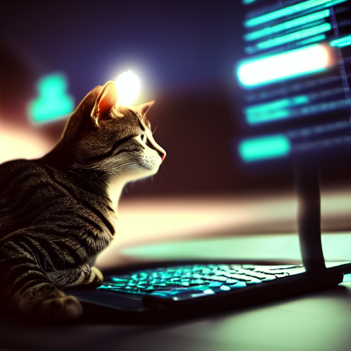 Stable Diffusion prompt: cat, hacking, hack, coding, neo - PromptHero