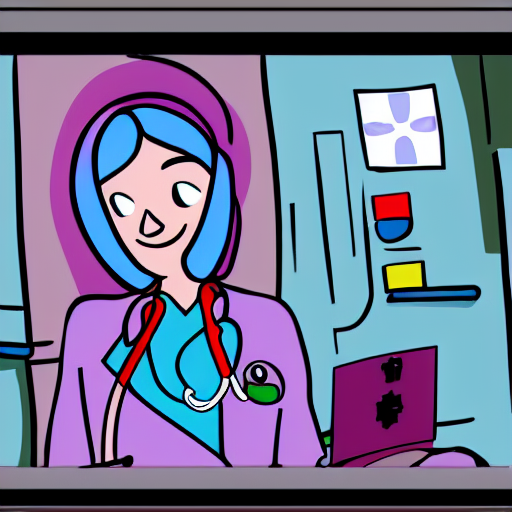 Stable Diffusion prompt: A color drawing of a mom who is - PromptHero