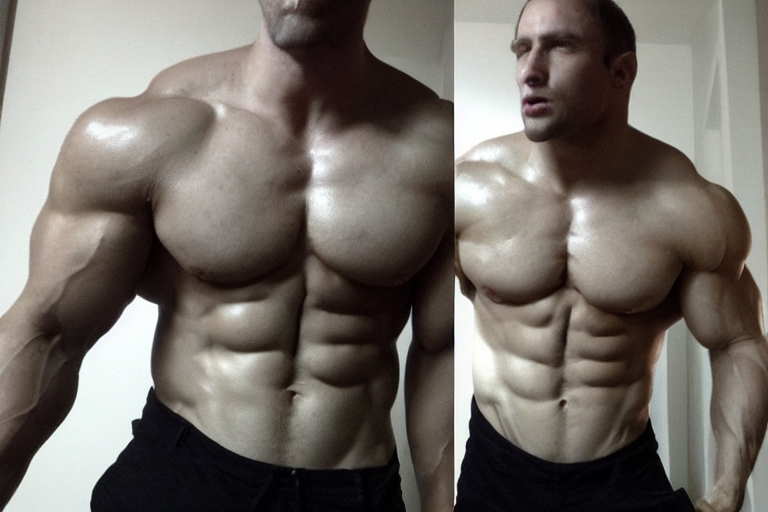 Stable Diffusion prompt: buff pecs - PromptHero