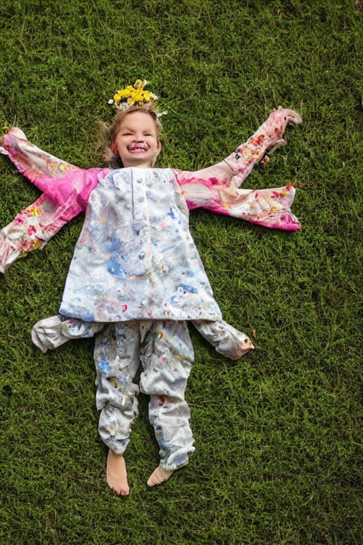 Stable Diffusion prompt: Face of a Child smiling, designe - PromptHero