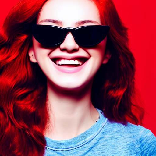 Stable Diffusion prompt: girl with sunglasses, flowing - PromptHero