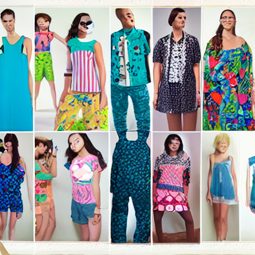 Stable Diffusion prompt: clothing design collection, - PromptHero