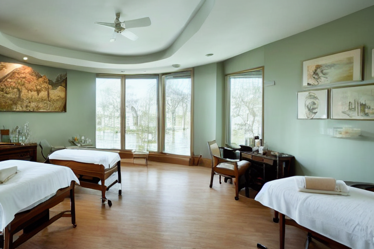 Stable Diffusion prompt: The room has a soft lighting and - PromptHero