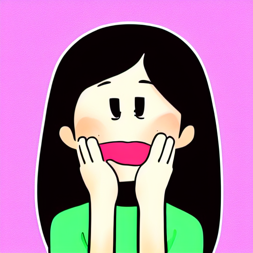 Stable Diffusion prompt: crying girl in a cartoon style - PromptHero