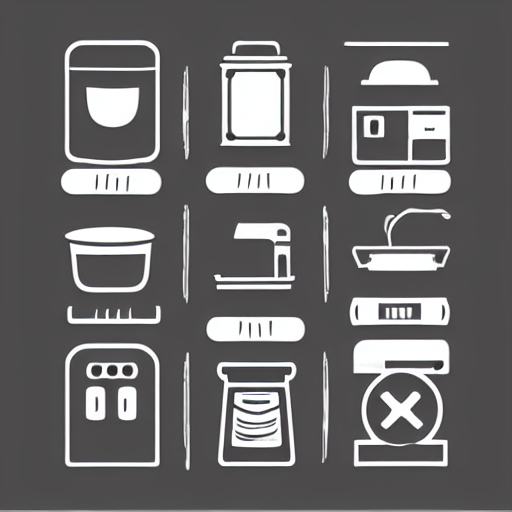 Stable Diffusion prompt: appliance icons, 2d icons, - PromptHero