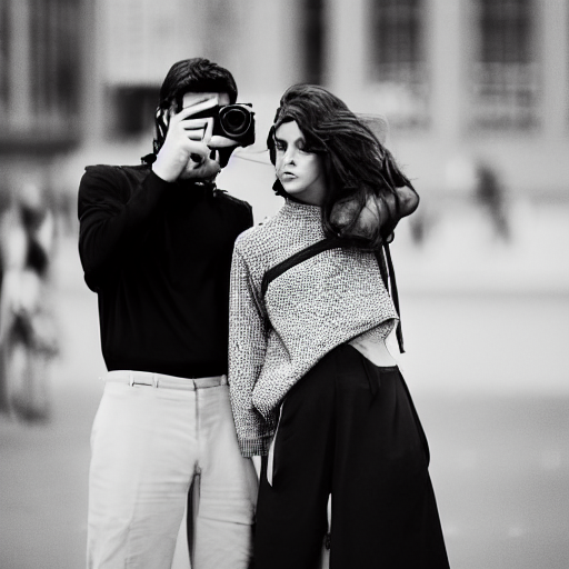 Stable Diffusion prompt: a couple, posing camera,fashion - PromptHero