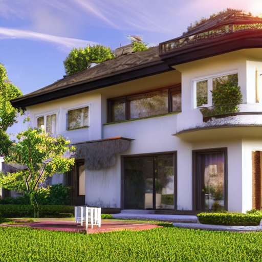 Stable Diffusion prompt: realistic 3d render of house - PromptHero