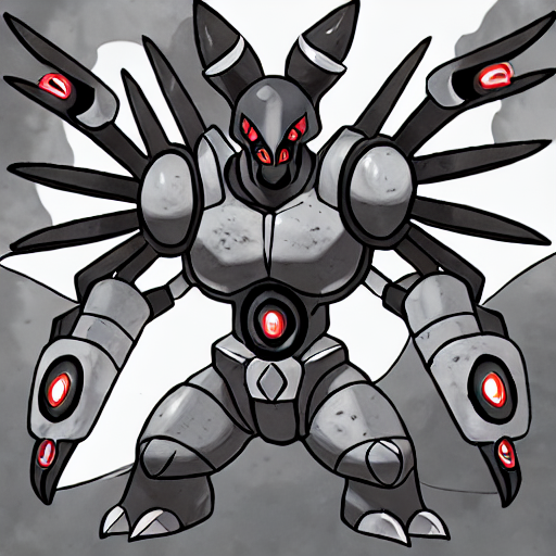 Text to Pokémon prompt: cyborg super devil| with a - PromptHero