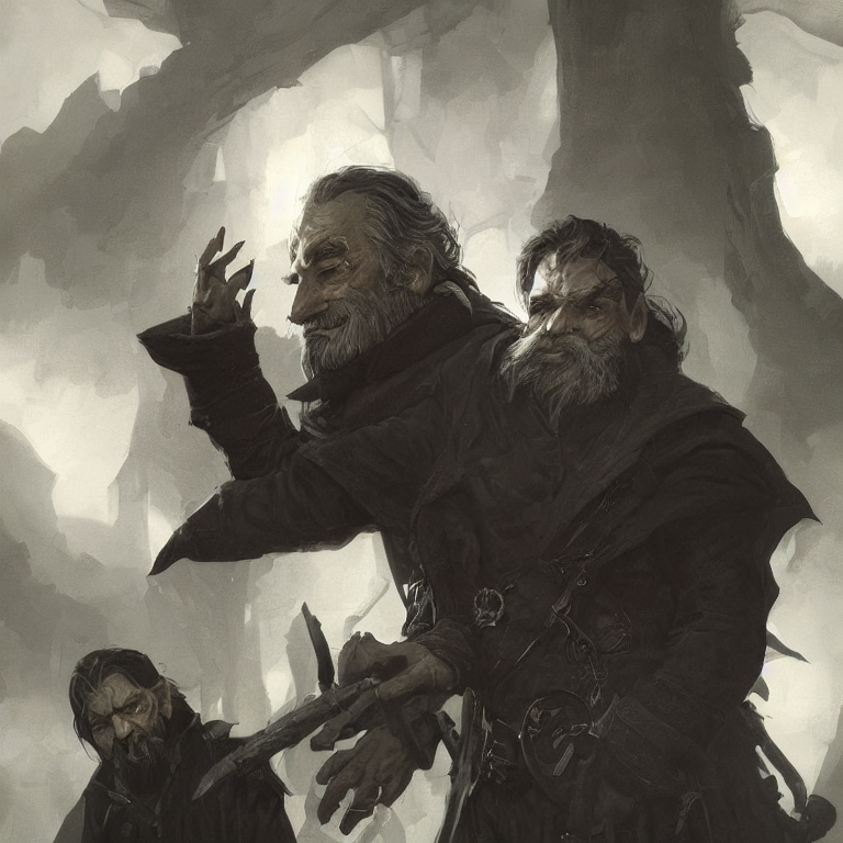 Stable Diffusion prompt: portrait of an evil halfling man - PromptHero