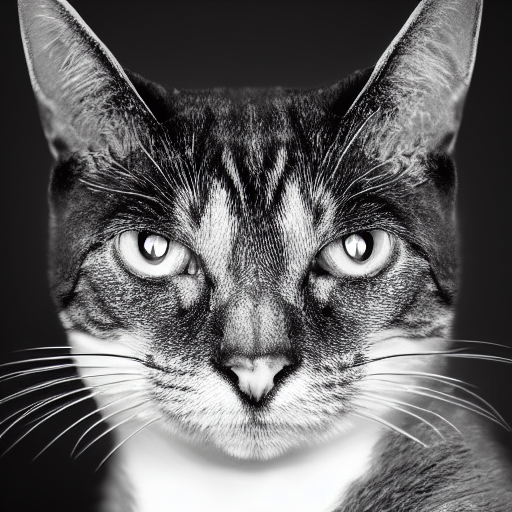 Stable Diffusion prompt: Ultra realist (cat portrait, - PromptHero