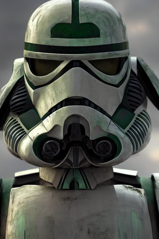 Stable Diffusion prompt: Fully body clone trooper with - PromptHero