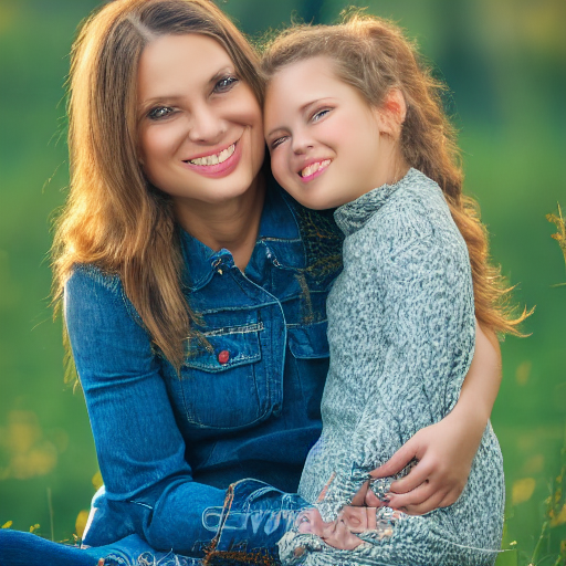 Stable Diffusion prompt: mother and daughter high - PromptHero