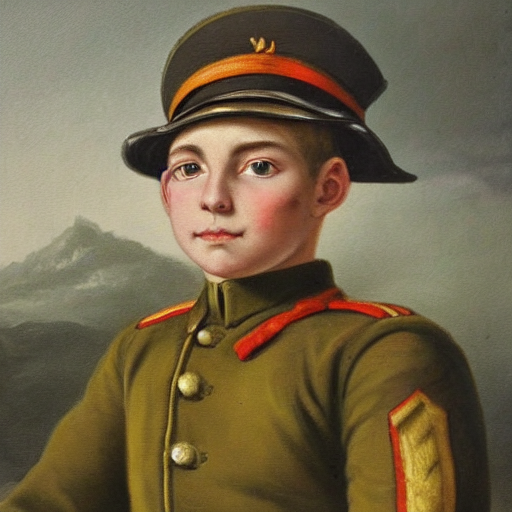 Stable Diffusion prompt: Painting of a young German boy - PromptHero