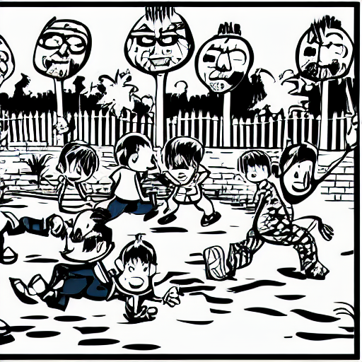 Stable Diffusion prompt: children playing at the park, - PromptHero